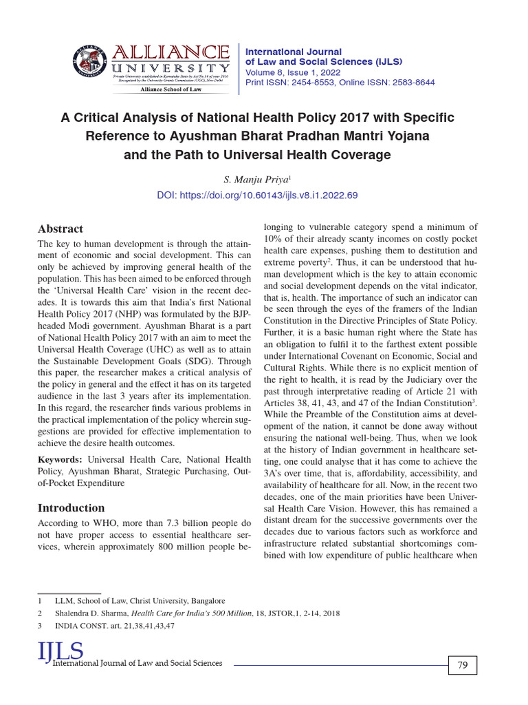 Health Policy Analysis for Academics | PDF | Health Care | Social Programs