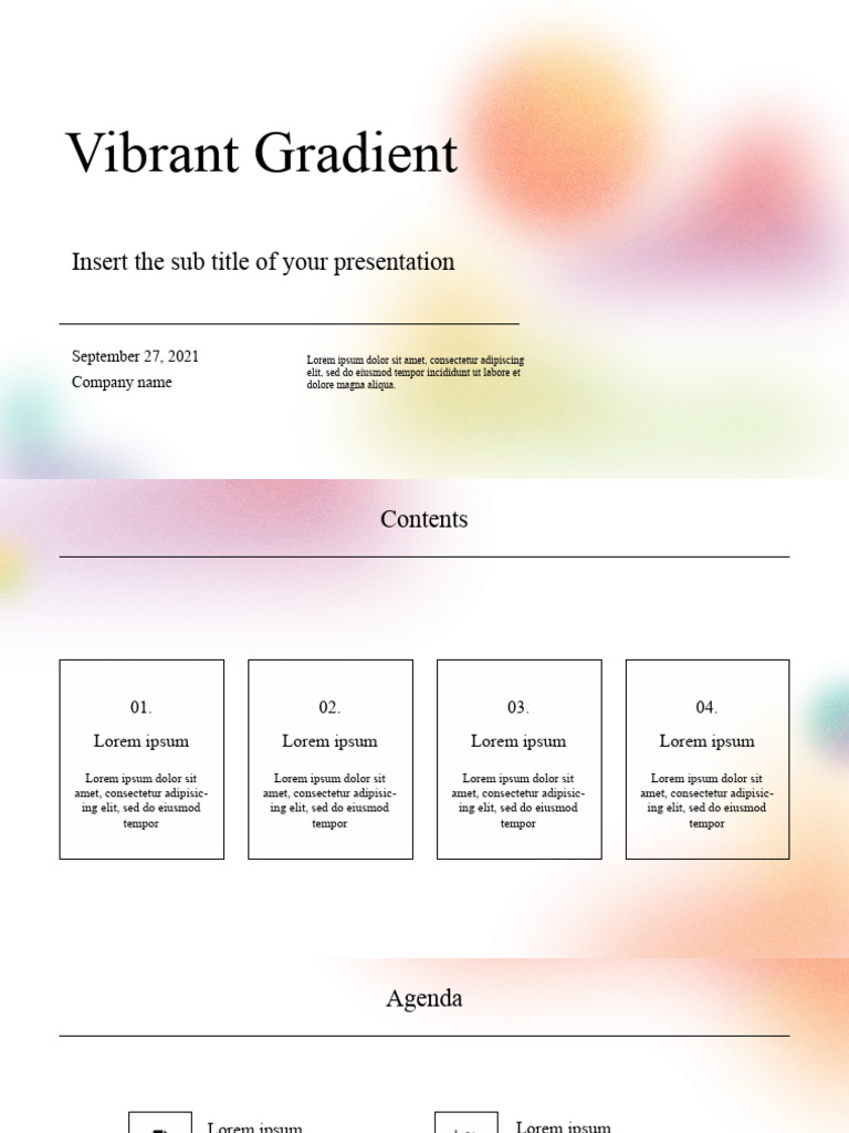 Vibrant Gradient - PPTMON | PDF