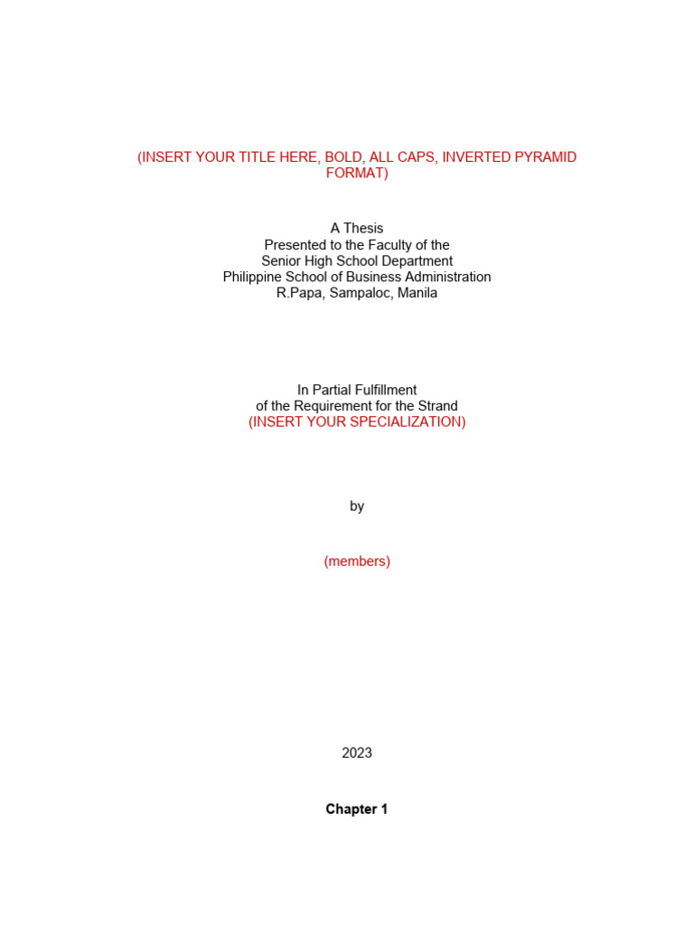 Research Template CHAPTER 1 | PDF | Science & Mathematics | Computers