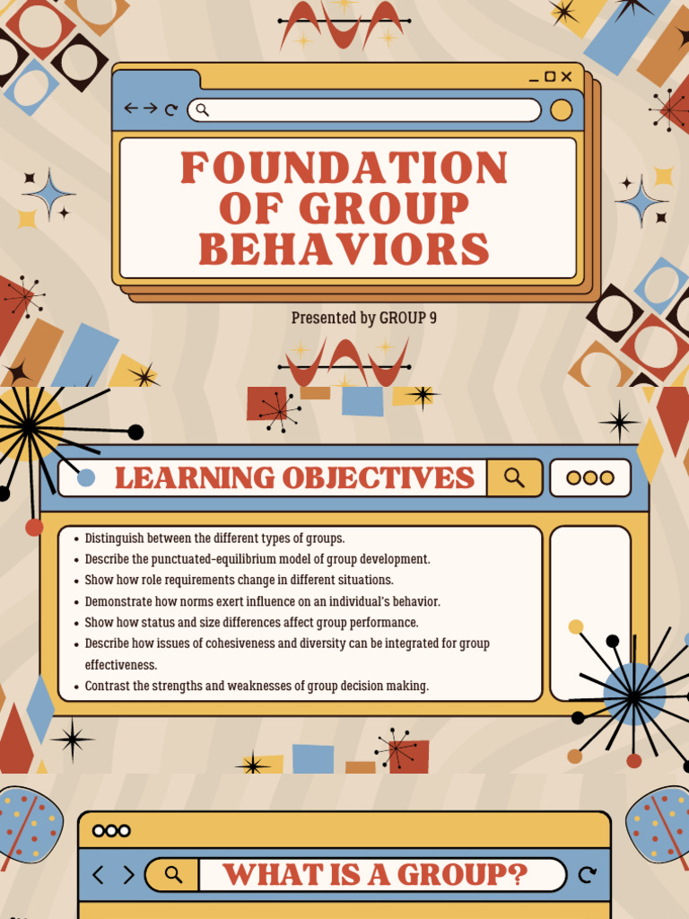 Chapter 9 Foundation of Group Behaviors | PDF | Identity (Social Science) | Stereotypes