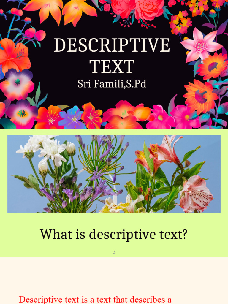 Descriptive Text | PDF