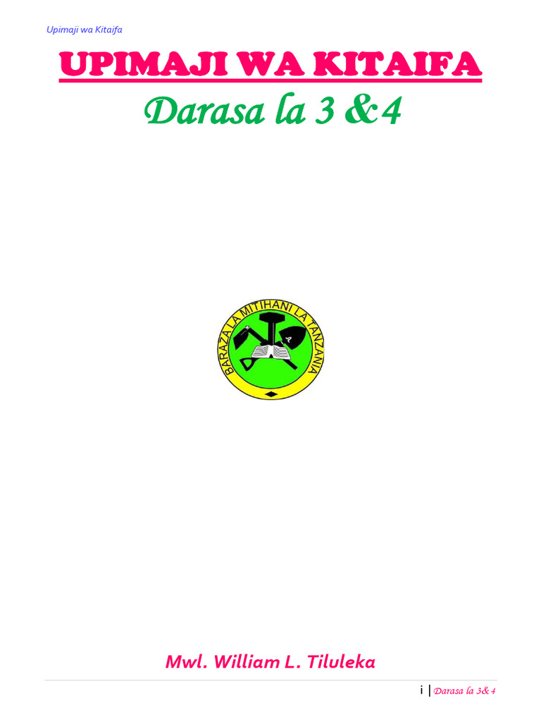 Tafsiri Ya Sehemu Ya Kumi Ya Mwisho Yakur An Tukufu | PDF