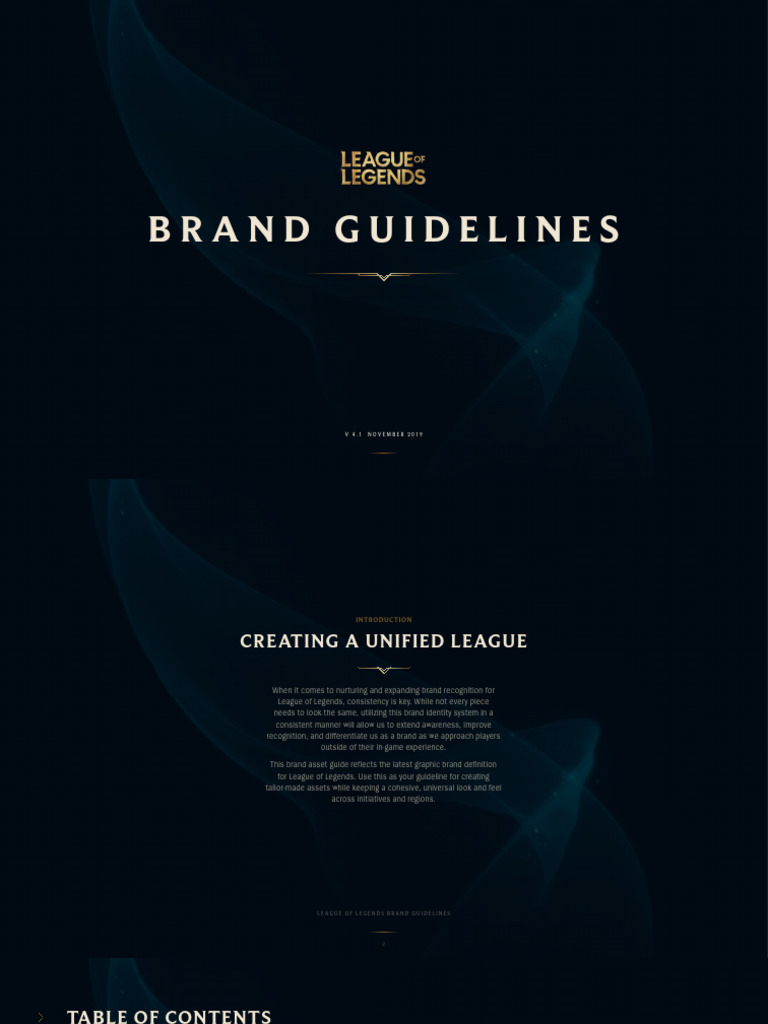 LOL BrandGuidelines Nov 2019 V4.1 | PDF | Typography | Logos