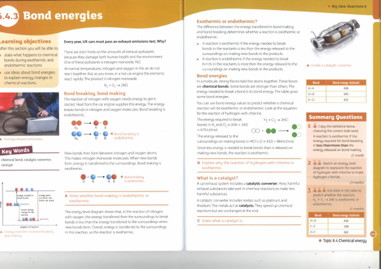 Bond Energies | PDF