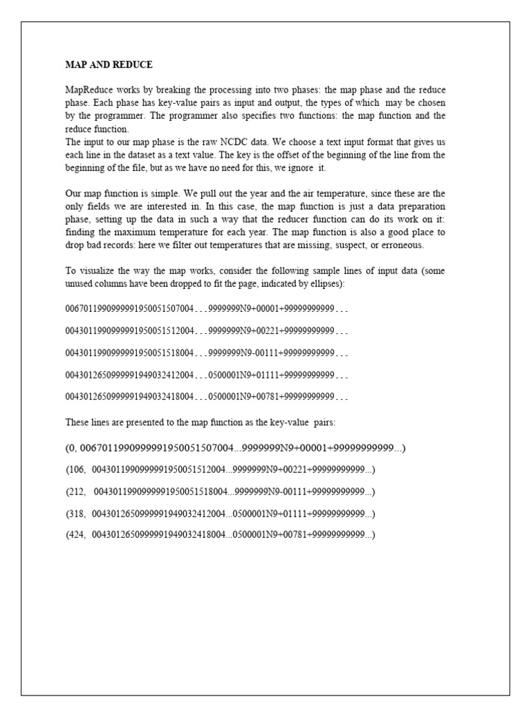 Unit IV BDA | PDF | Apache Hadoop | Map Reduce Unit IV BDA | PDF | Apache Hadoop | Map Reduce