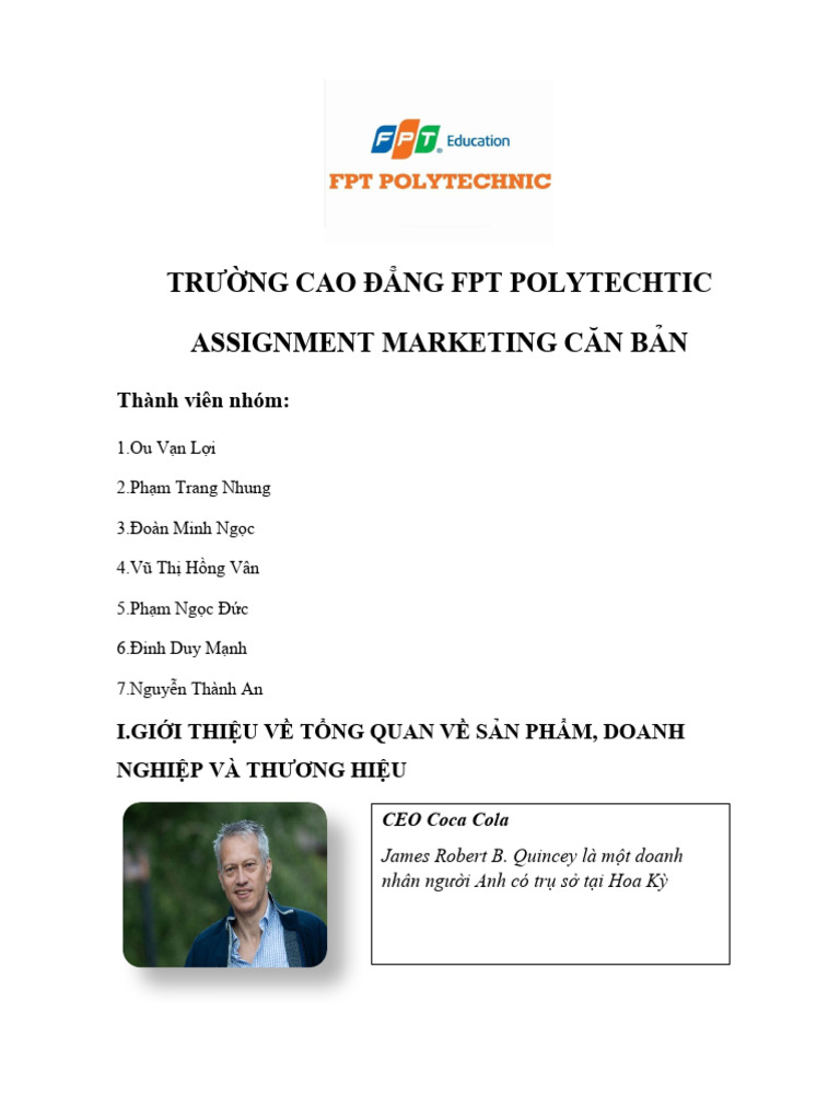 Assignment Marketing Căn B N | PDF