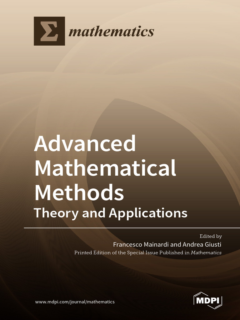 Advanced Mathematical Methods | PDF | Operator (Mathematics) | Laplace ... Advanced Mathematical Methods | PDF | Operator (Mathematics) | Laplace ...