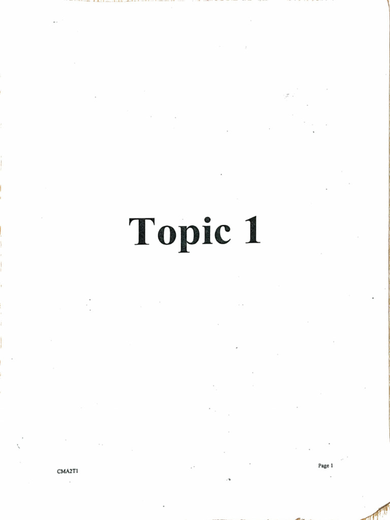 Sba Topic-1 | PDF