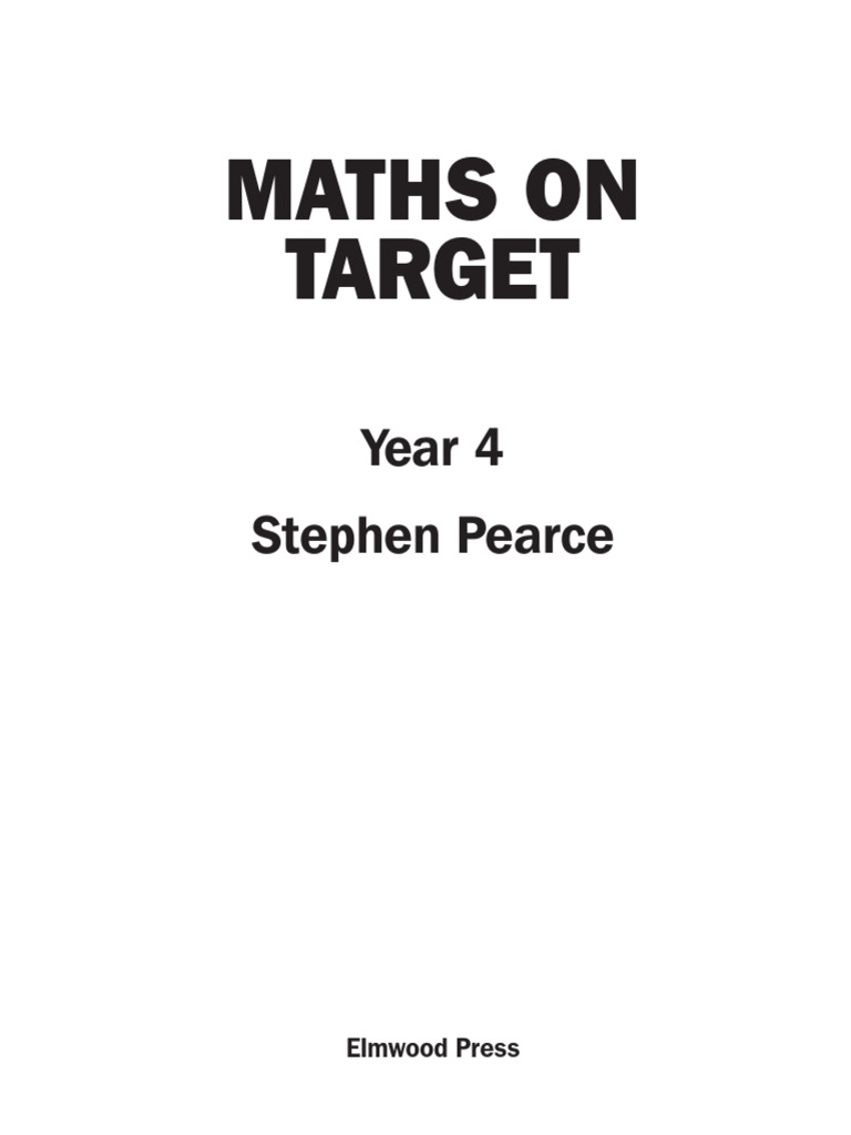 Maths On Target Year 4.compressed | PDF