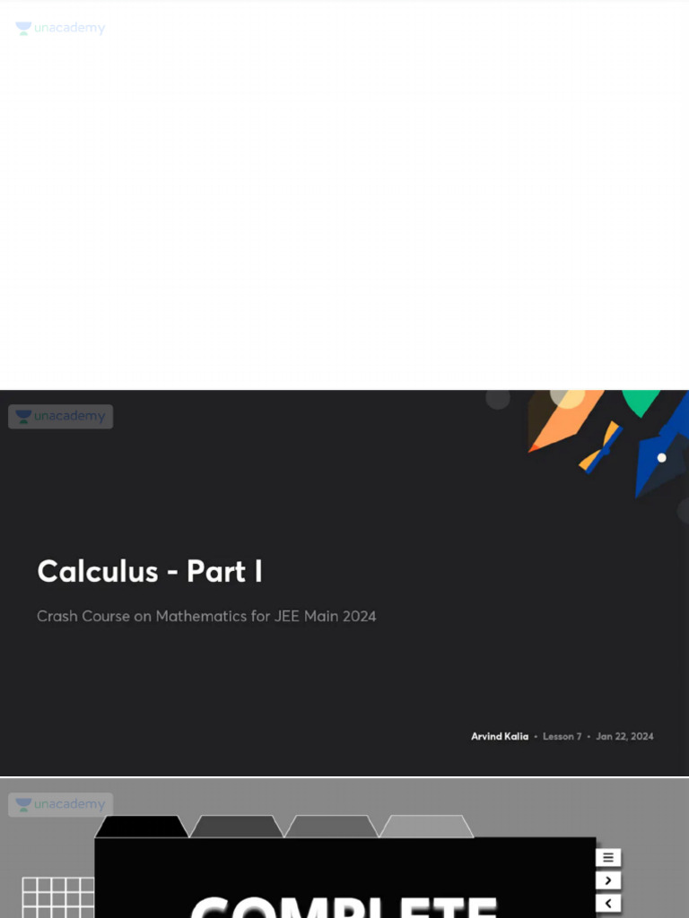 Calculus Part I With Anno | PDF
