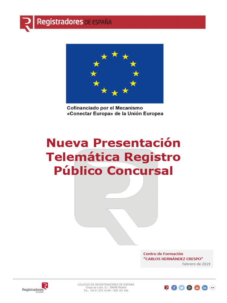 CORPME IRI Presentacion Telematica | PDF