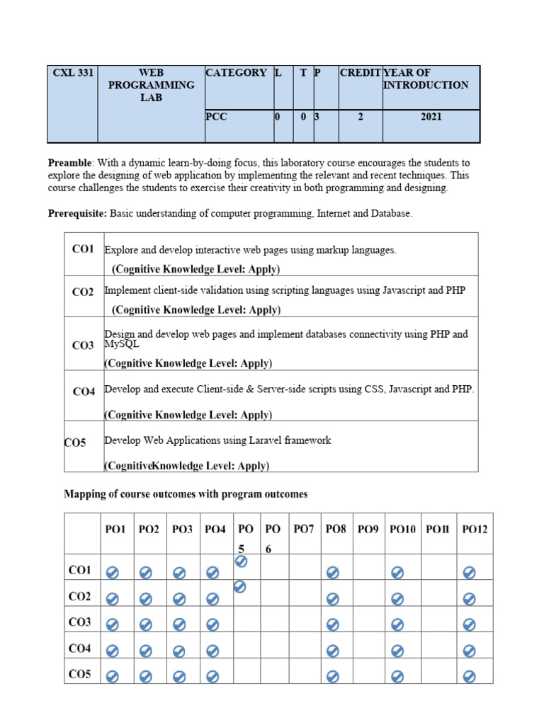 4WEB Programming Lab | PDF | World Wide Web | Internet & Web