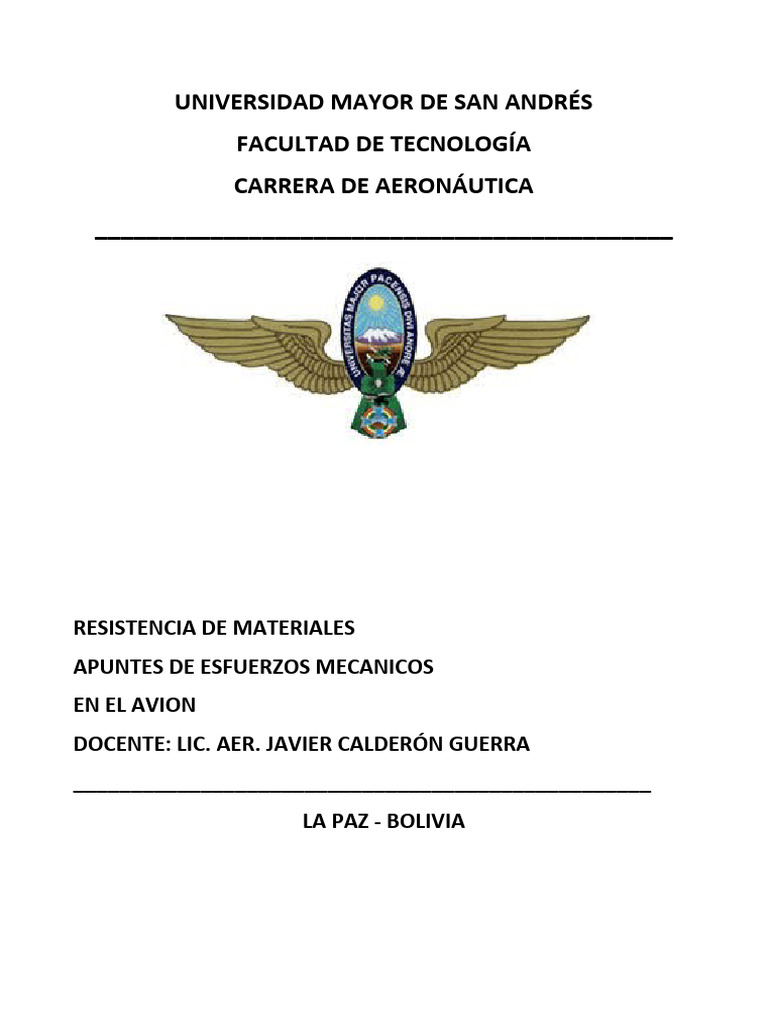 ESFUERZOSAVIONES2 | PDF | Avión | Spar (Aeronáutica)