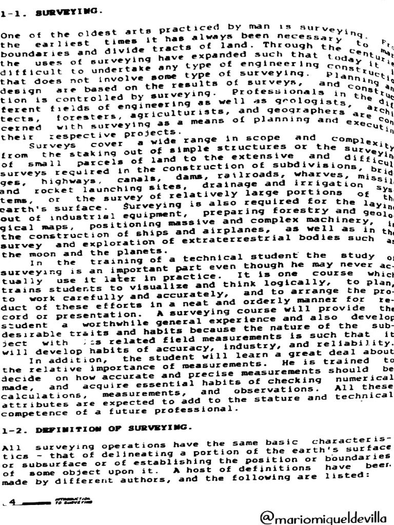 Elementary Surveying Chapter 1-5 | PDF