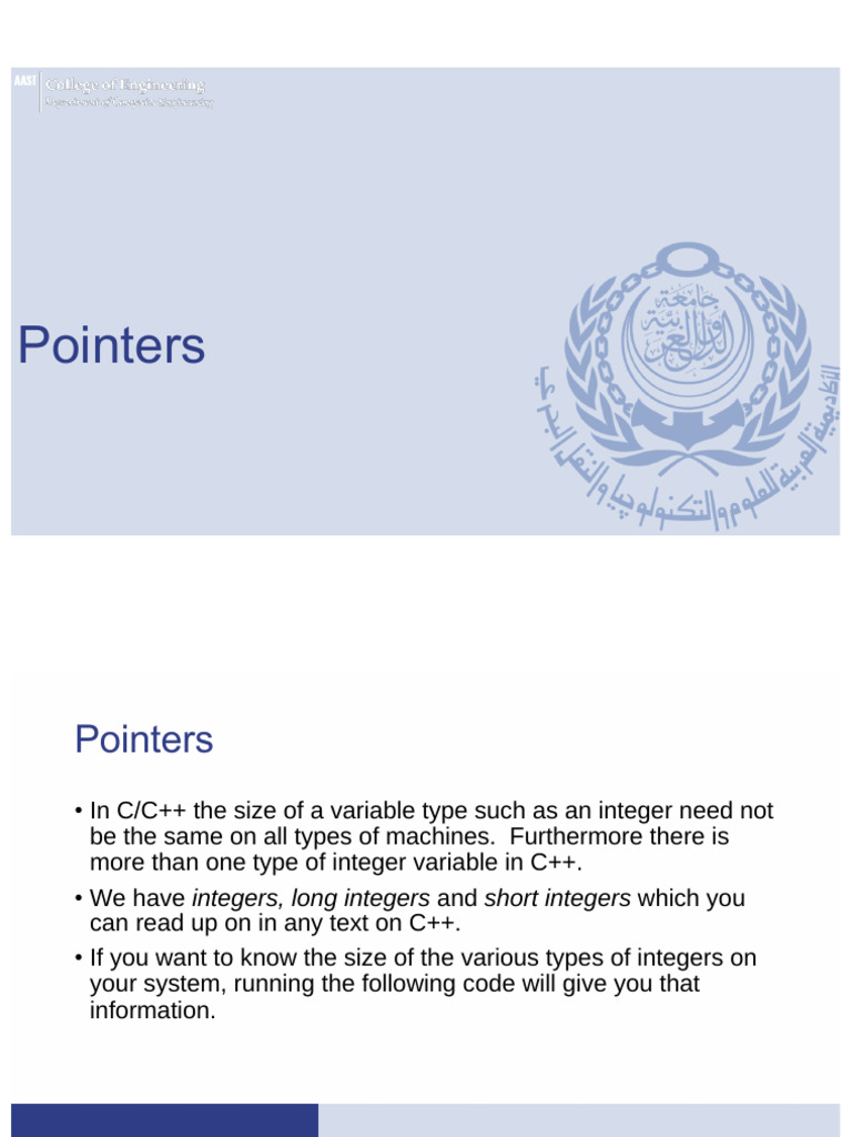 5 Pointers Updated | Download Free PDF | Pointer (Computer Programming ... 5 Pointers Updated | Download Free PDF | Pointer (Computer Programming ...
