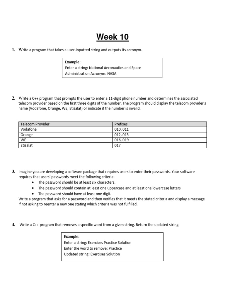 Week10 Strings | PDF | Password | Letter Case