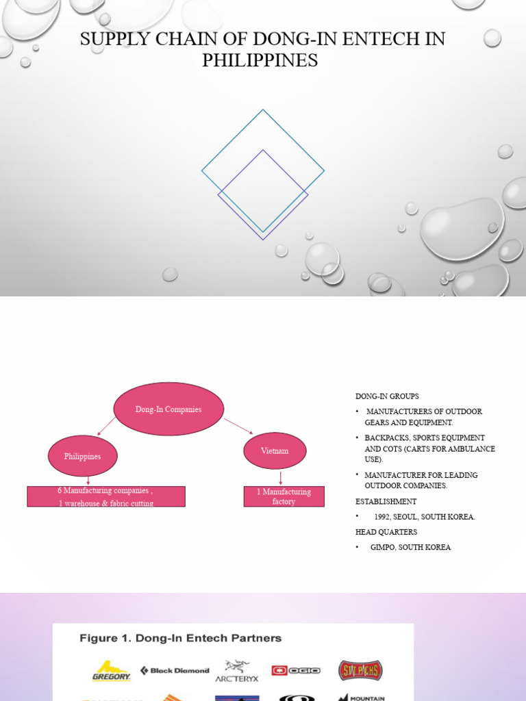 Supply Chain of Dong-In Entech in Philippines | PDF