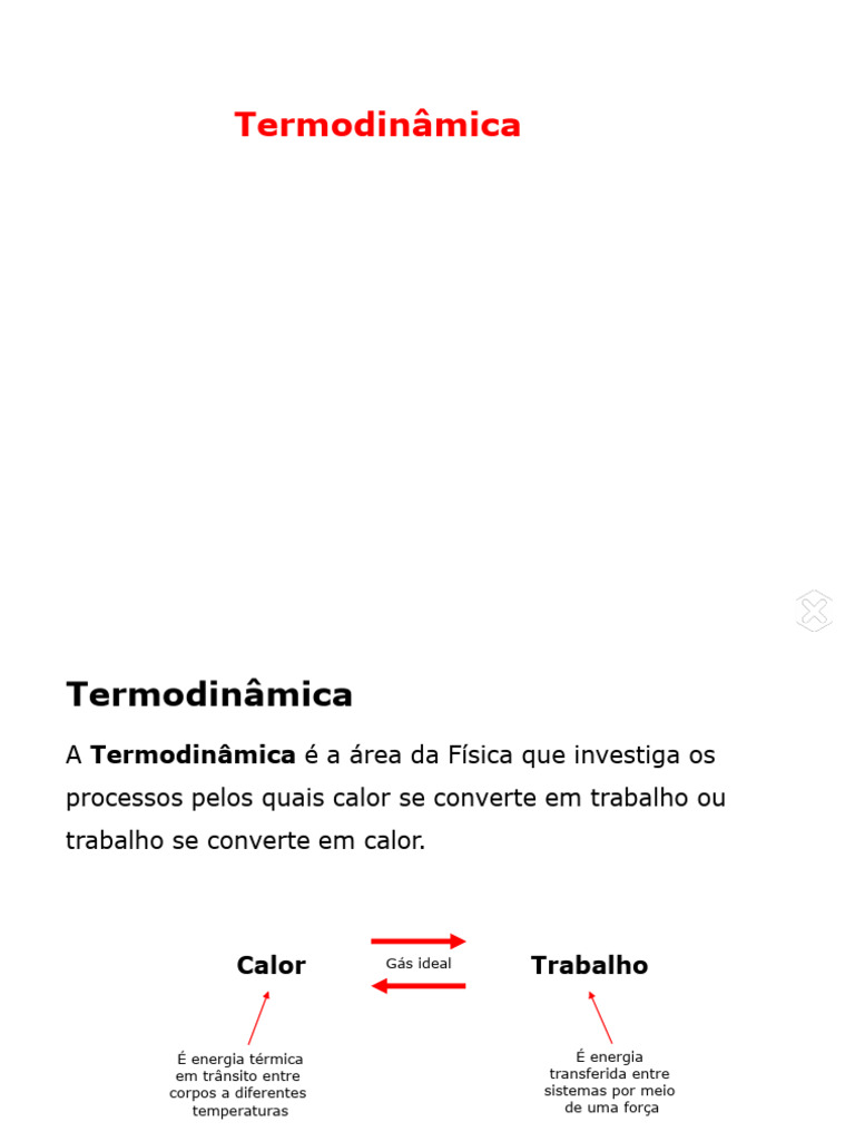 Termodinamica | PDF | Termodinâmica | Gases