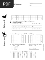 Ce1 Exercices Reproduction Sur Quadrillage | PDF