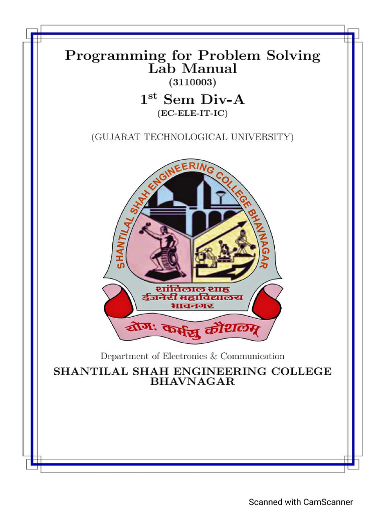 PPS Lab Manual Final | PDF