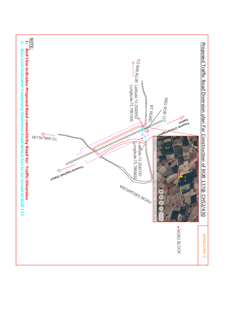 BR No 137 Traffic Diversion Plan-Model | Download Free PDF | Geodesy