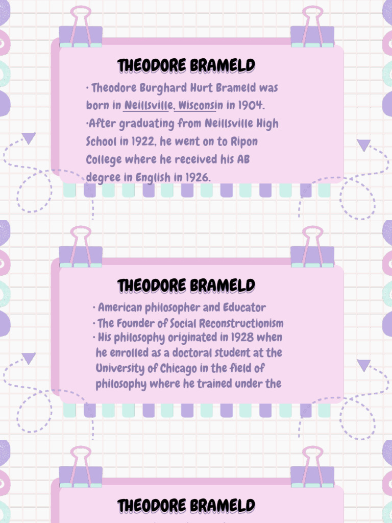 Theodore Brameld: Social Reconstructionism | PDF | Social Science | History