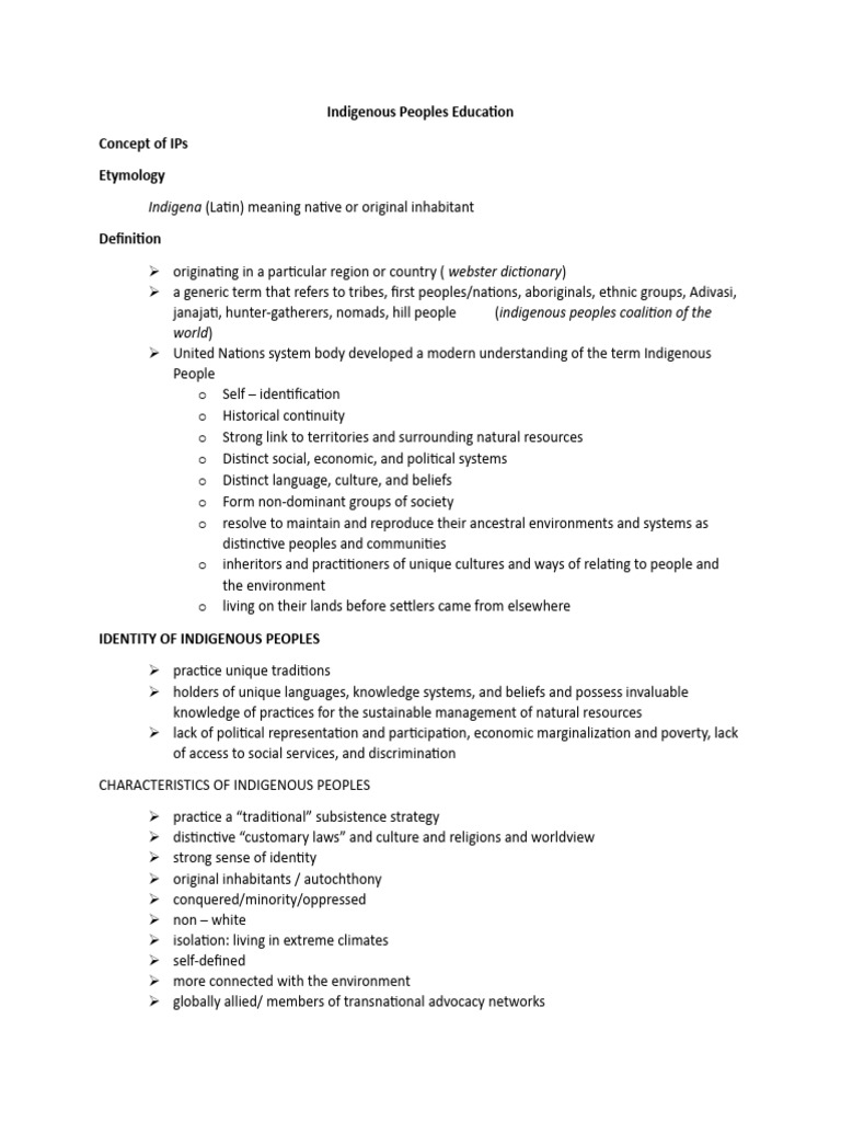 Lesson 1 | PDF | Indigenous Peoples | Inuit