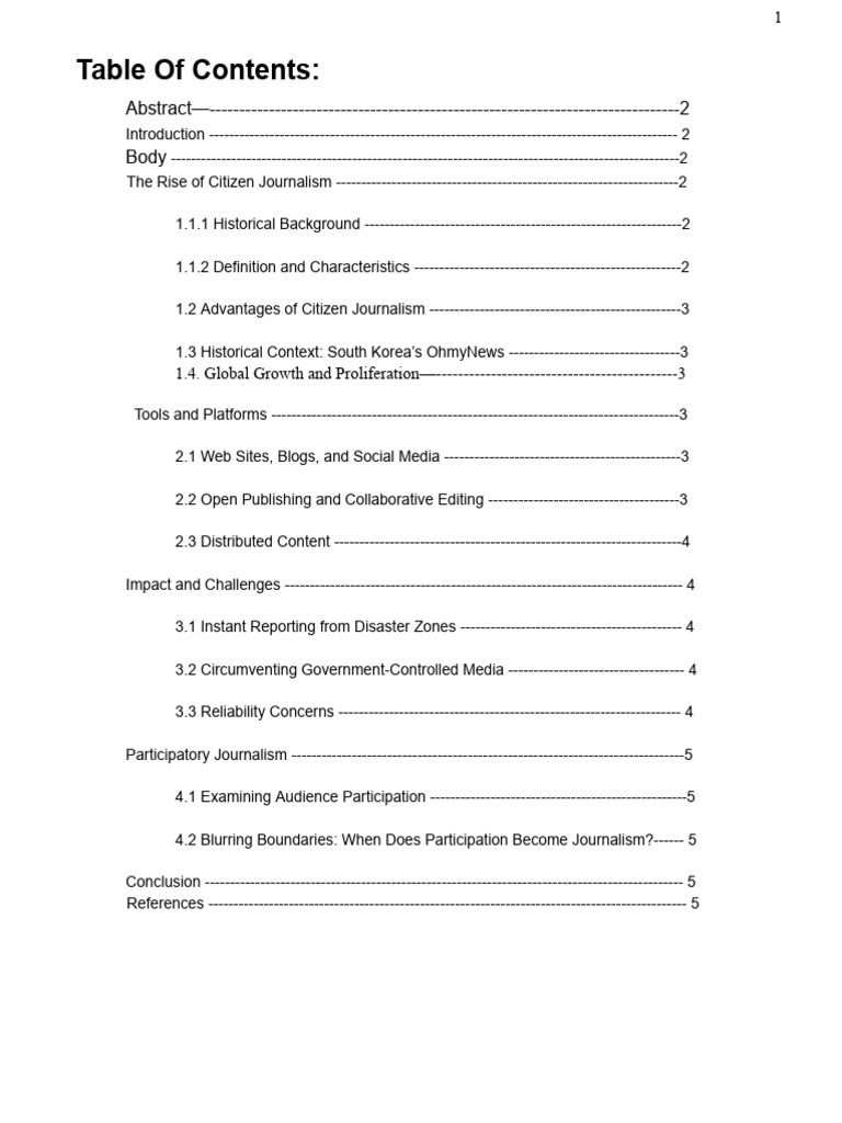 Citizen Journalism | PDF | Journalism | Social Media