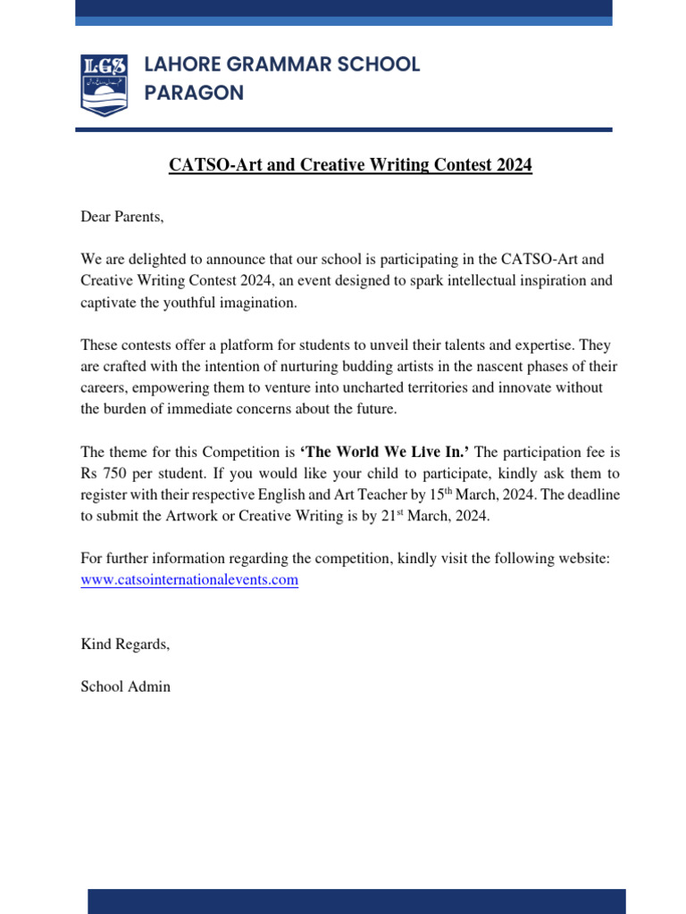 CATSO Invite | PDF
