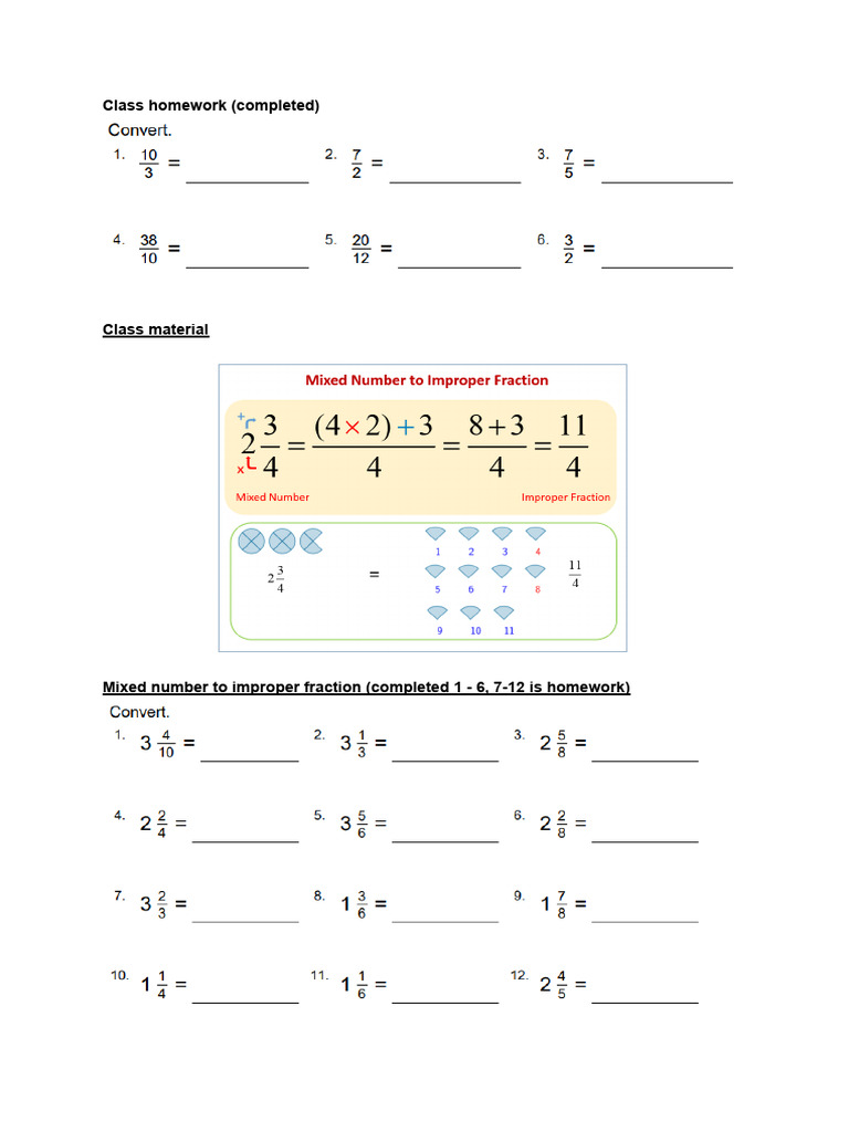 Fraction Material | PDF | Elementary Mathematics | Mathematics
