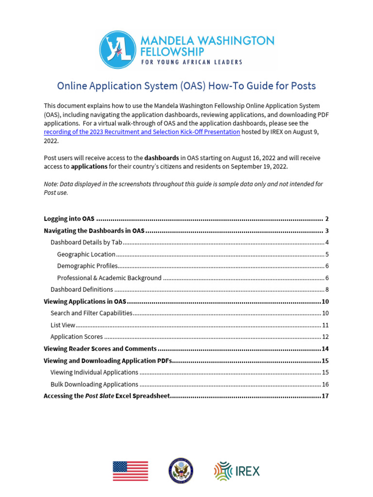 OAS How To Guide For Posts | PDF | Academic Degree | Civic Engagement