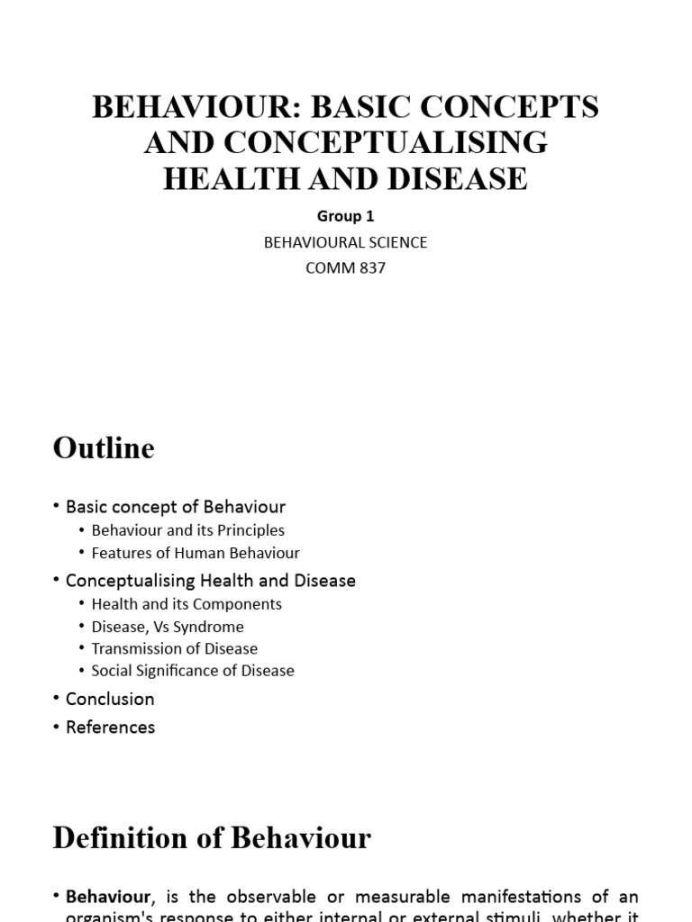 Presentation Group 1 | PDF | Behavior | Instinct