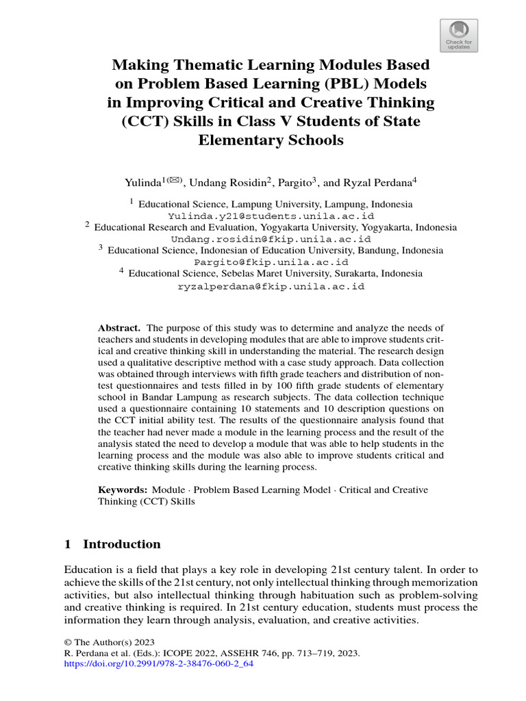 125987410 | PDF | Creativity | Learning