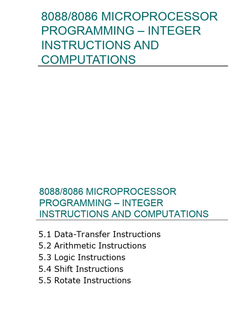Unit 2 | PDF | Central Processing Unit | Computer Data