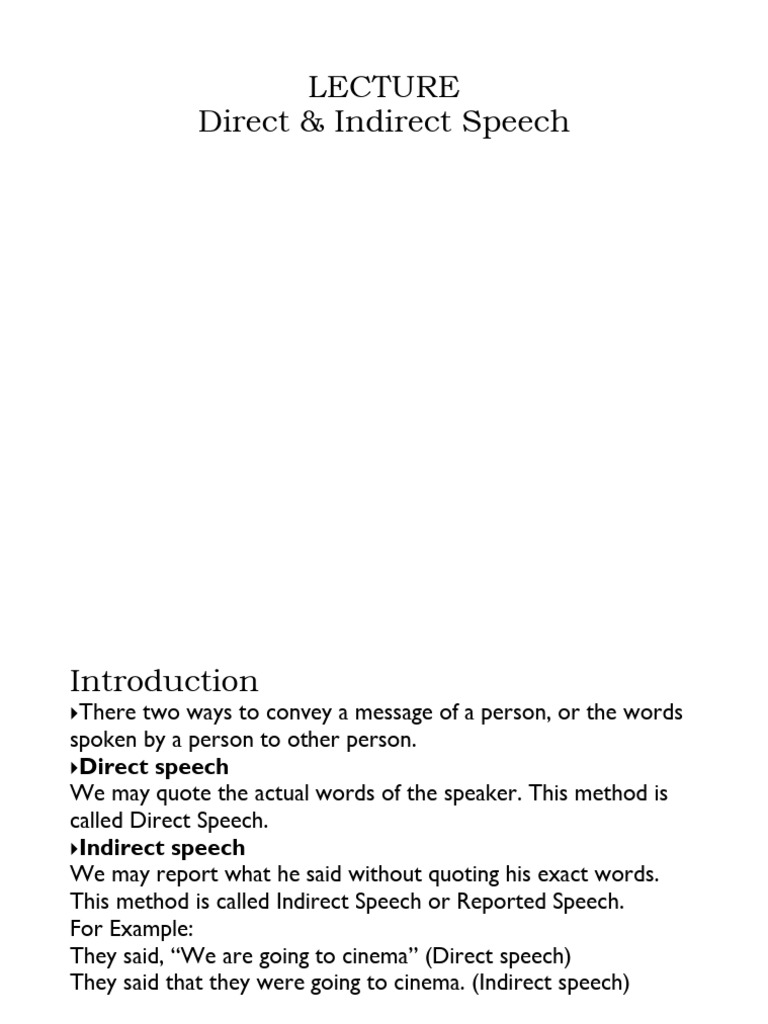 Lecture#6 (Narration) | PDF | Verb | Question