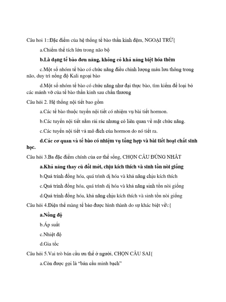 k34 - Sinh Lí | PDF