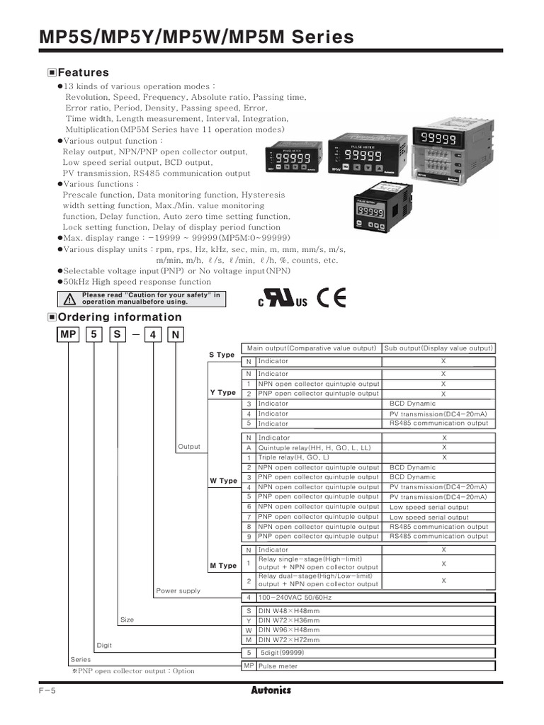 MP5y 4n Pulse Meter | PDF