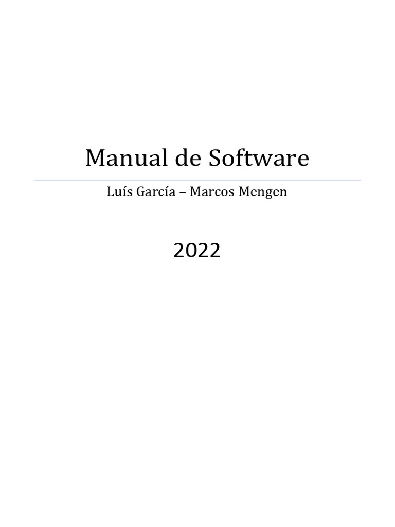 Manual de Software - LG MM-1 | PDF | Software | Información