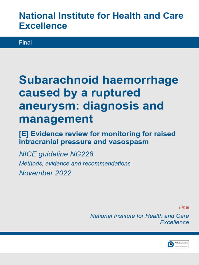 E Monitoring For Raised Intracranial Pressure and Vasospasm PDF ...