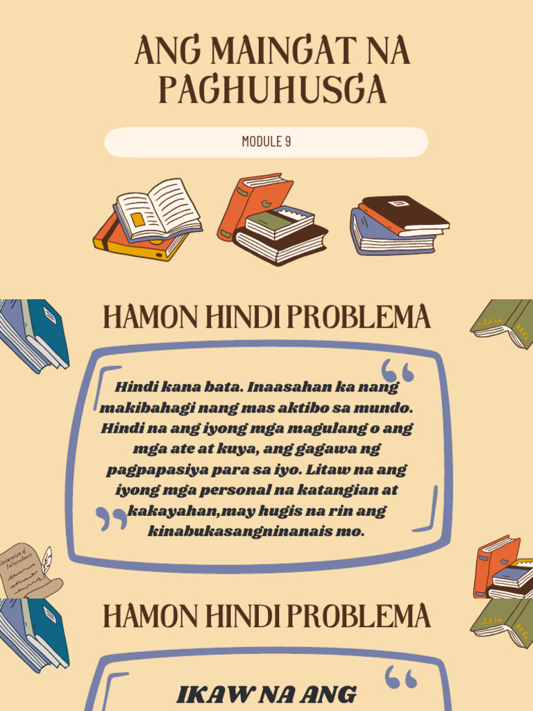 Ang Maingat Na Paghuhusga | PDF