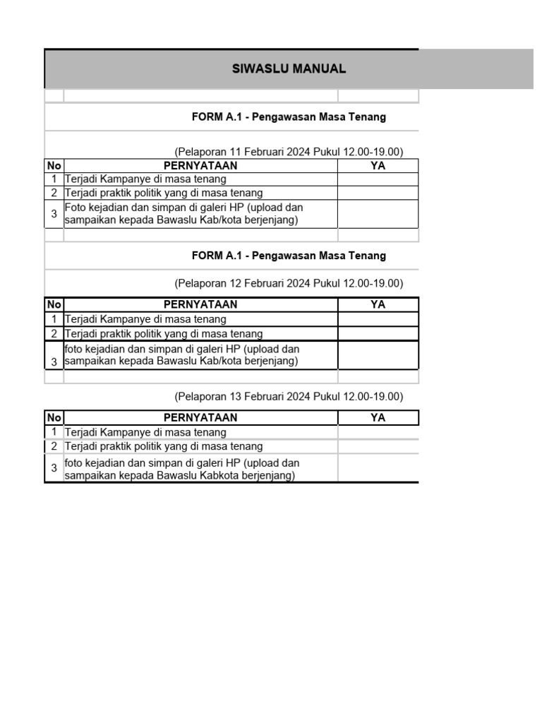 Siwaslu Manual | PDF