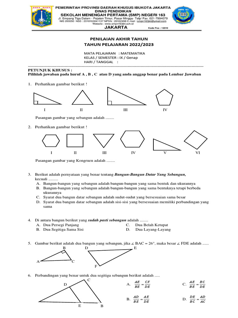 ASAT 2024 Kelas 9 Sem Genap | PDF | Metode & Bahan Ajar