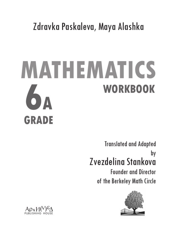 6A Workbook | Download Free PDF | Area | Elementary Mathematics