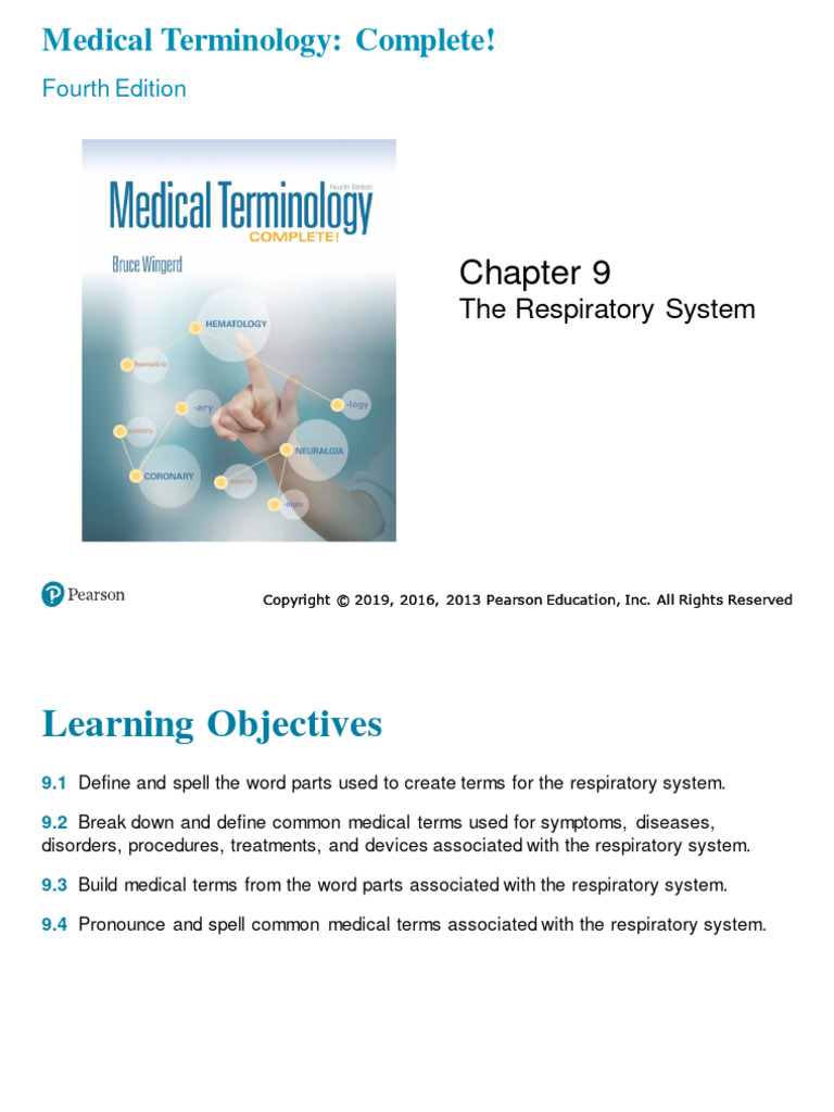 Wingerd Ch09 Lecture | PDF | Respiratory Diseases | Respiratory Tract