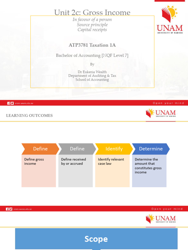 Gross Income 2c Source Capital Receipts | PDF | Gross Income | Taxes