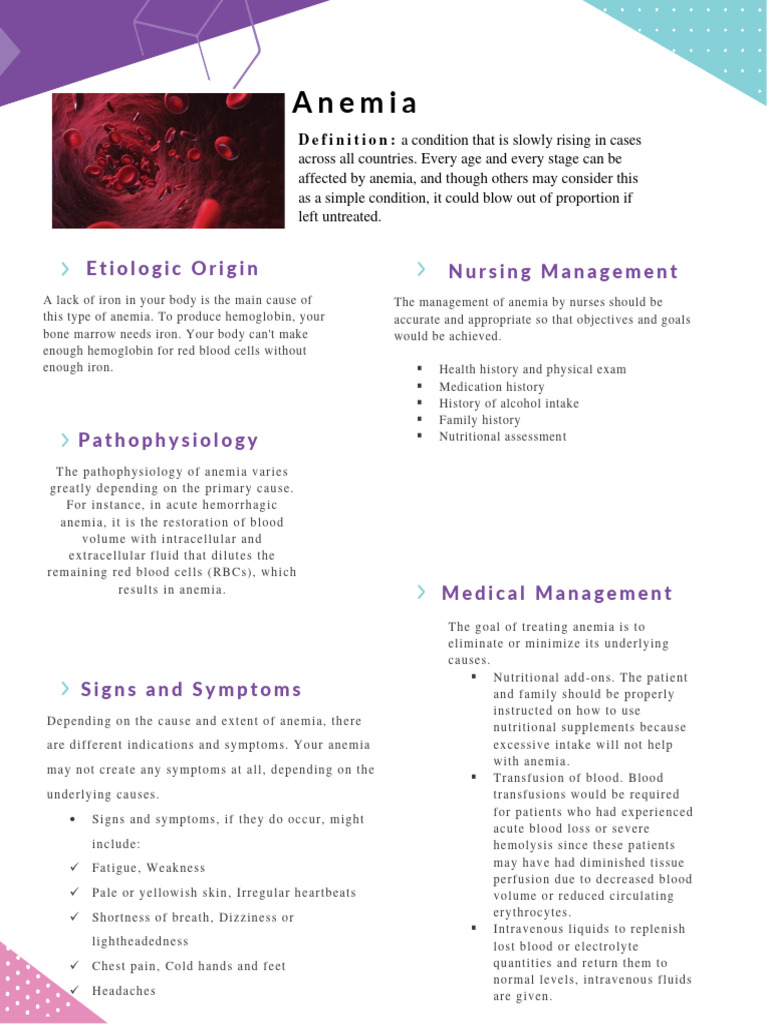 Anemia | PDF | Anemia | Blood