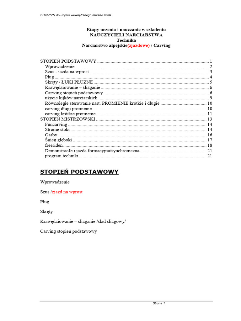 Austria Program Szkolenia CZ II Technika | PDF Austria Program Szkolenia CZ II Technika | PDF