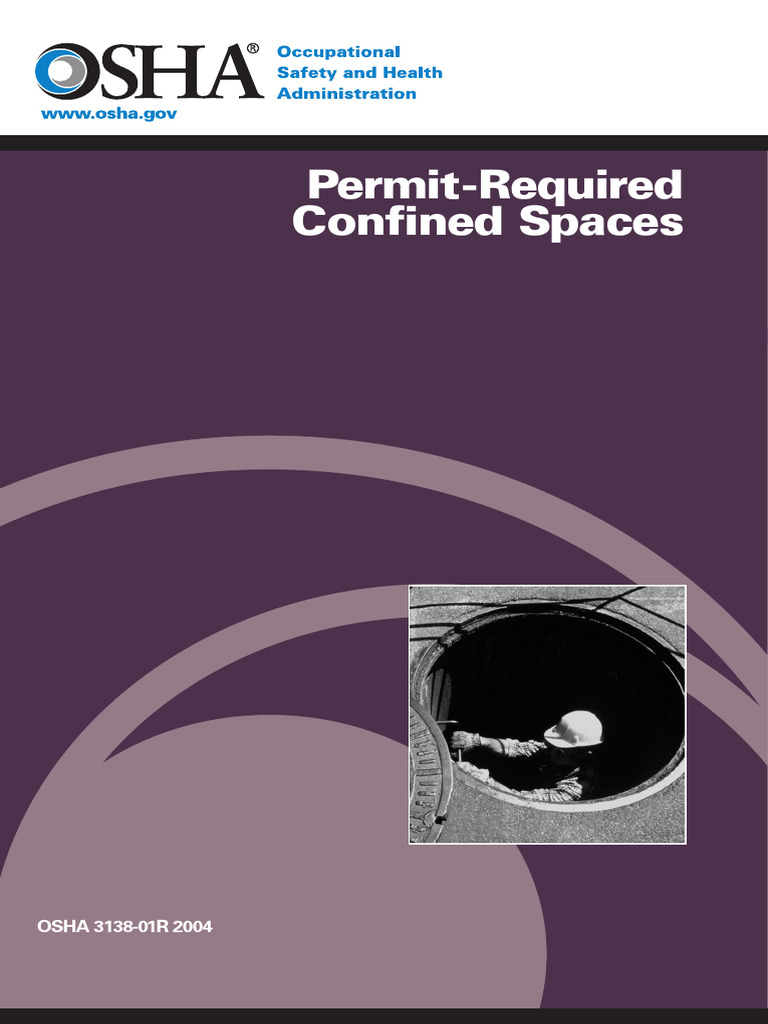 Osha-Permit Required For Confined Spaces | PDF | Occupational Safety And Health Administration ...