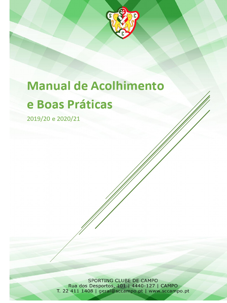 Manual de Acolhimento SCC VF1 | PDF | Assédio moral/bullying | Futebol