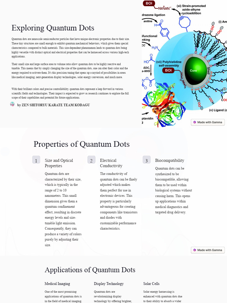 Exploring Quantum Dots | PDF | Quantum Mechanics | Chemistry Exploring Quantum Dots | PDF | Quantum Mechanics | Chemistry